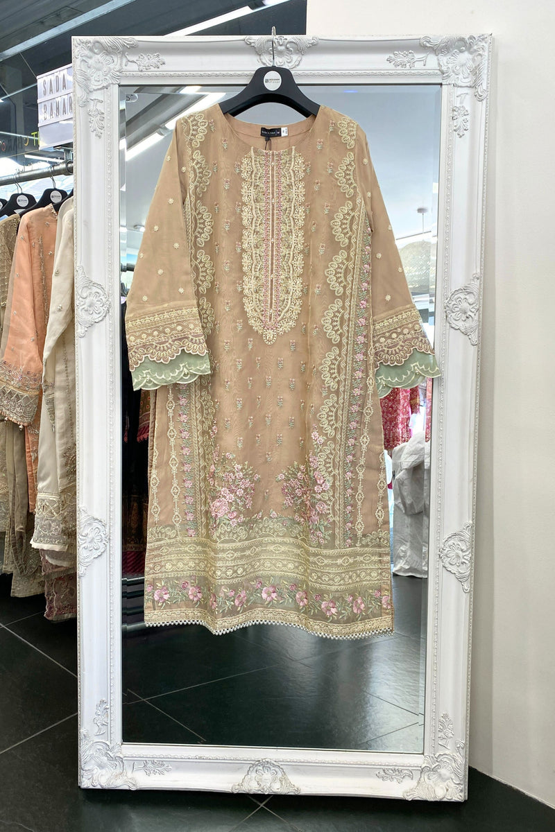Sada Bahar Embroidered Organza Pakistani Party Wear SBA192