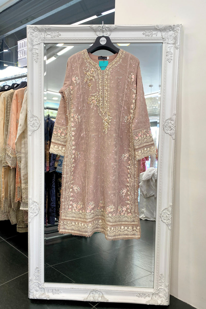 Sada Bahar Embellished Organza Pakistani Party Wear SBA191