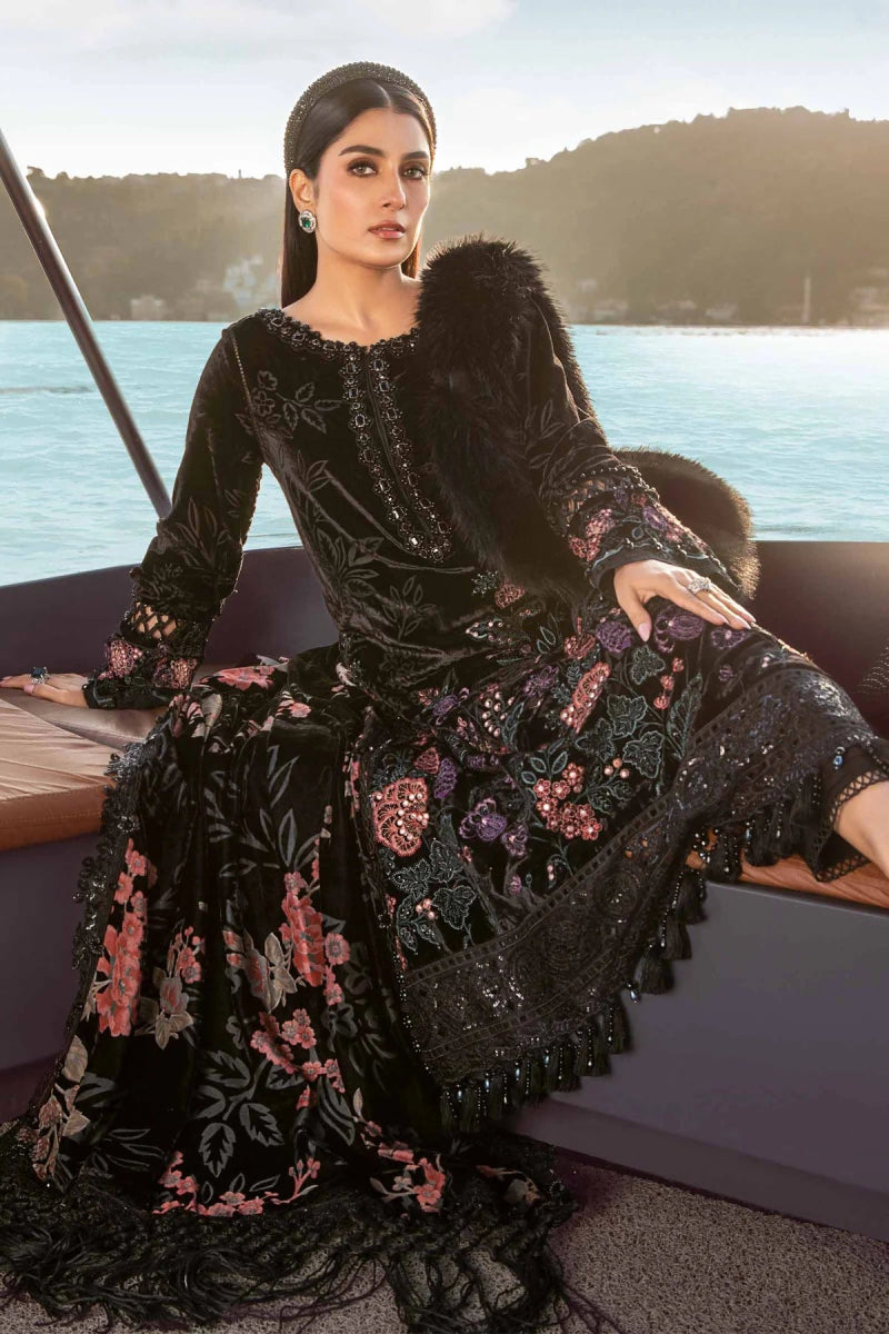 Maria B Luxury Palachi Velvet Pakistani Suit MAR141