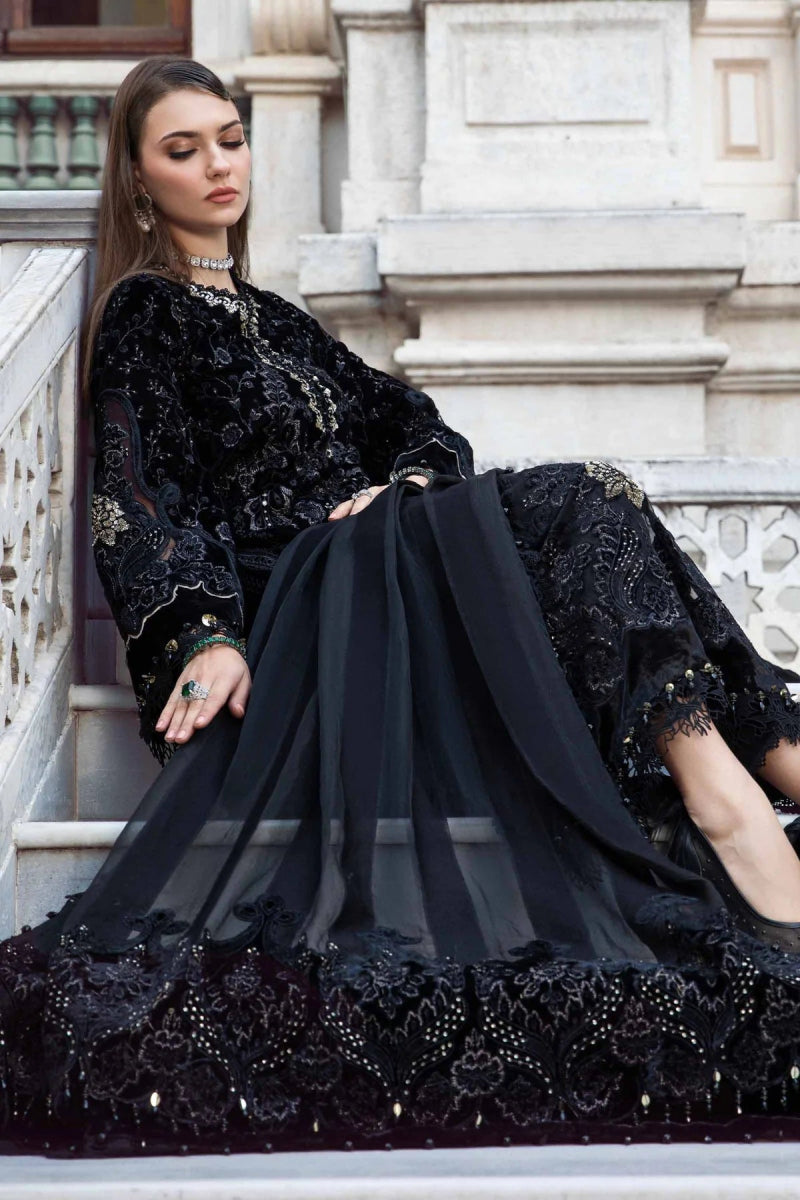 Maria B Luxury Velvet Pakistani Suit MAR143