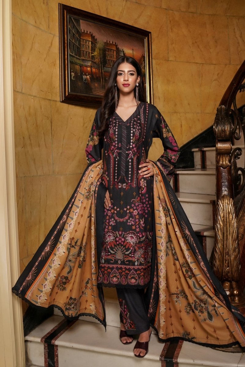 Munira Dhanak 3 Piece Pakistani Winter Casual Suit MUN590