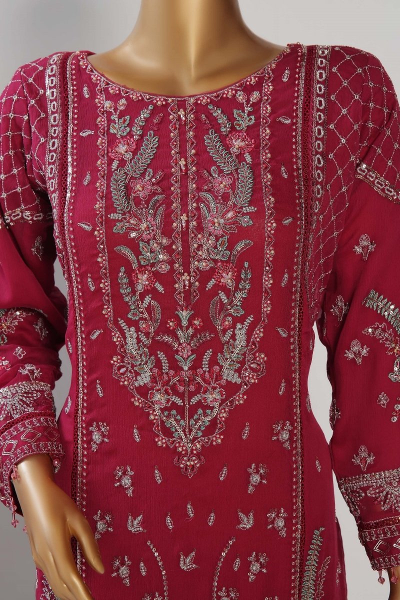 Sada Bahar Embellished Chiffon Pakistani Wedding Wear SBA119