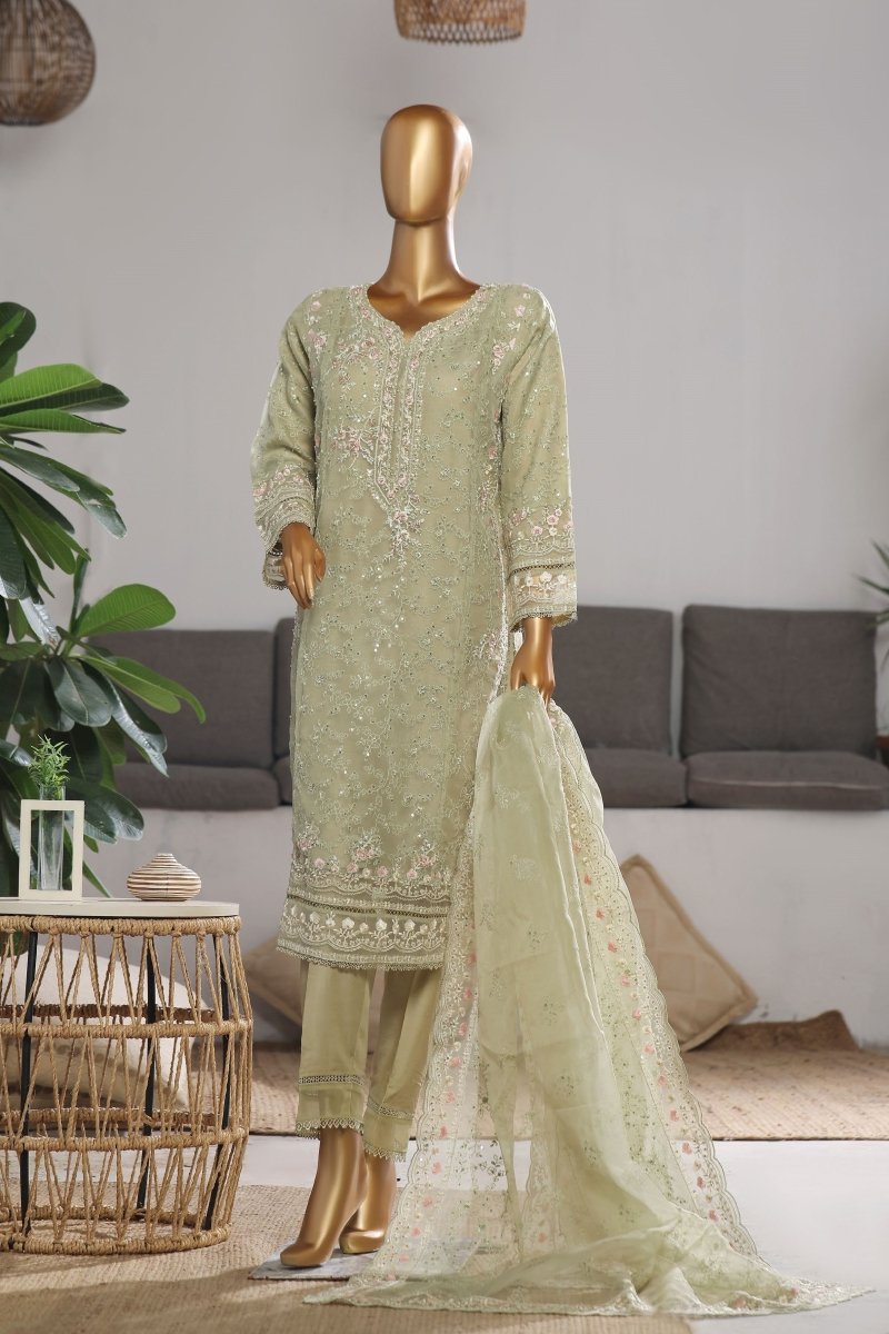 Sada Bahar Embellished Organza Pakistani Wedding Wear SBA118