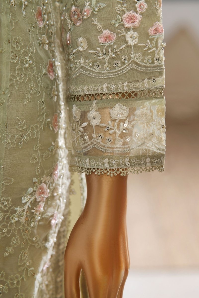 Sada Bahar Embellished Organza Pakistani Wedding Wear SBA118