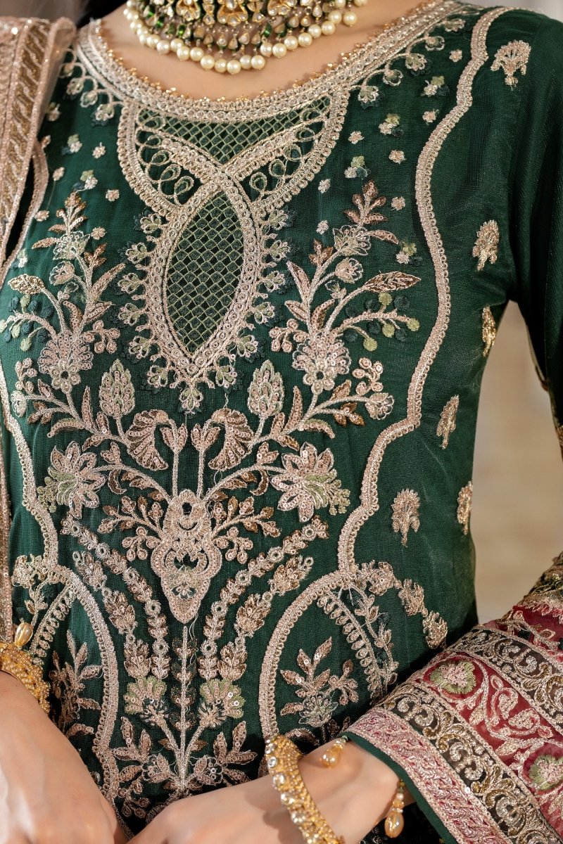 Imrozia Net Formal Pakistani Wedding Wear Wafa IMR156