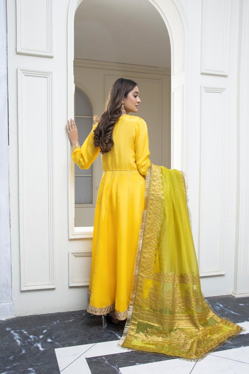 Pakistani Anarkali Peshwas Dress